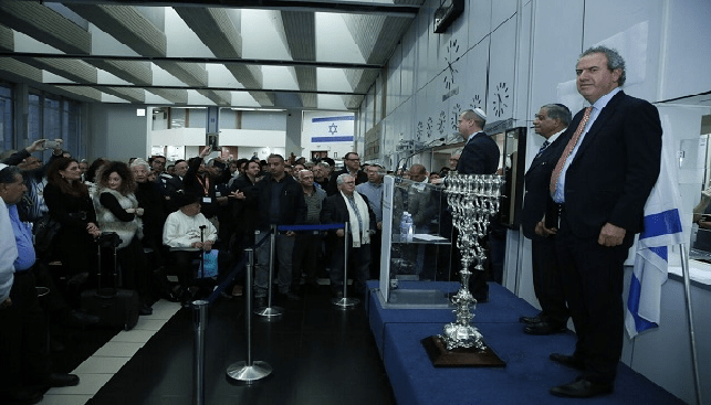 Festive Hanukkah Candle Lighting Ceremony Held At IDE